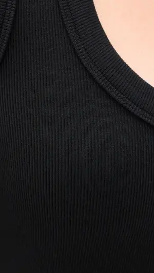 L'Agence Shania Racerback Tank - Black