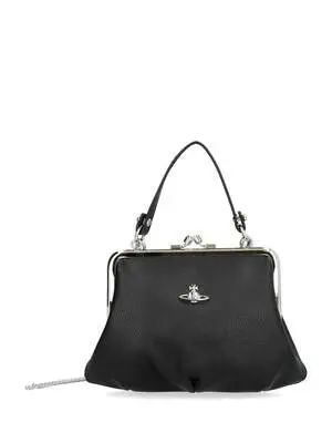 VIVIENNE WESTWOOD Granny Frame Bag With Chain Strap - Black