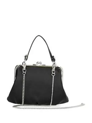 VIVIENNE WESTWOOD Granny Frame Bag With Chain Strap - Black