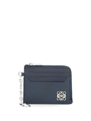 Loewe Anagram Square Card Holder - Blue