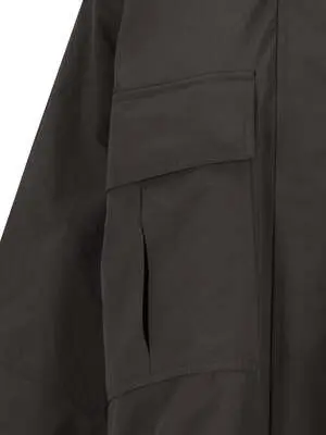 Max Mara Oversized Water-repellent Canvas Jacket - Black