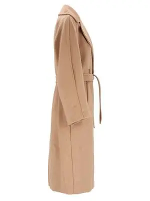 Max Mara Resina Drap Wool Long Coat Double Breast