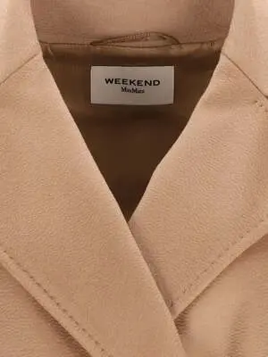 Max Mara Resina Drap Wool Long Coat Double Breast