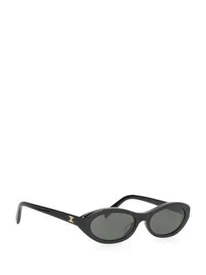 Celine Triomphe Acetate Sunglasses - Black