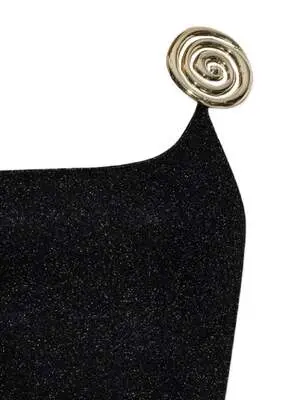 Oseree Spiral One-shoulder Swimsuit