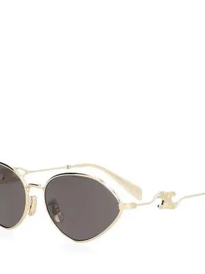 Celine Wire 01 Metal Sunglasses - Gold