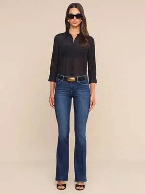 L'Agence Dani Cotton-silk Blouse