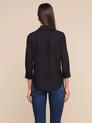 L'Agence Dani Cotton-silk Blouse