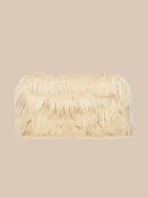 L'Agence Adelina Faux Fur Clutch
