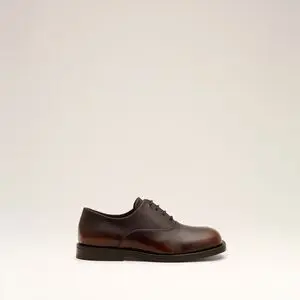 AMI Paris Cow Leather Oxford Shoes