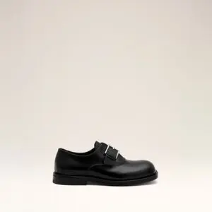 AMI Paris Cow Leather Monk Strap Shoes