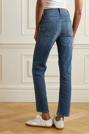 MOTHER High-rise Straight Jeans