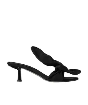 NEOUS Bow Detail Sandals - Black