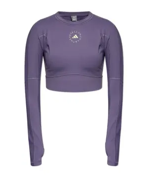Adidas By Stella McCartney Short Crewneck Training T-shirt - Trapur