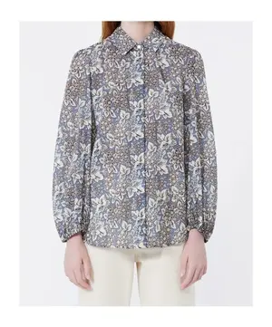 Max Mara Periodi All-over Printed Shirt - Gray
