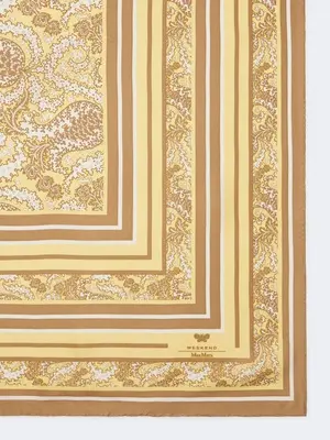 Max Mara Square Silk Scarf
