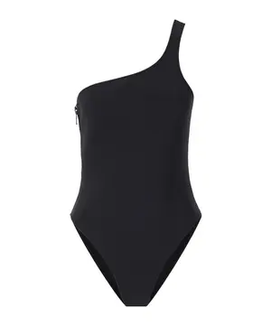 Lisa Marie Fernandez Arden One-shoulder Swimsuit - Black