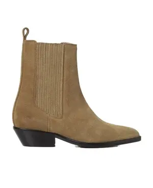 Isabel Marant Étoile Delena Pointed Toe Ankle Boots - Brown
