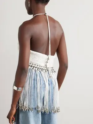 Rabanne Tassel-decorated Top