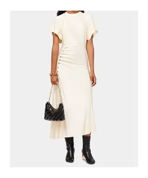 Rabanne Gathered Maxi Dress