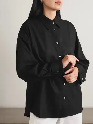THE ELDER STATESMAN Wool And Cashmere Blend Shirt