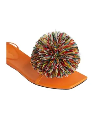 Bottega Veneta Adam Flat Sandals With Embellished Balls