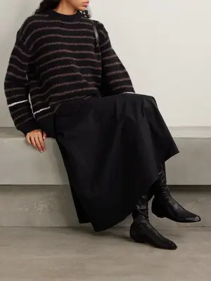 Proenza Schouler Leonie Striped Wool Sweater