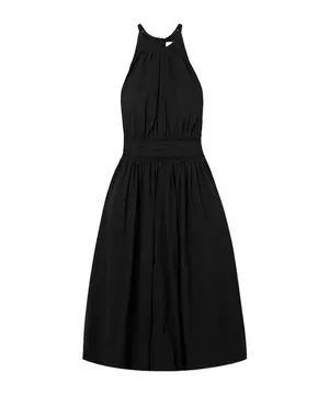 Proenza Schouler Wylie Belted Pleated Midi Dress