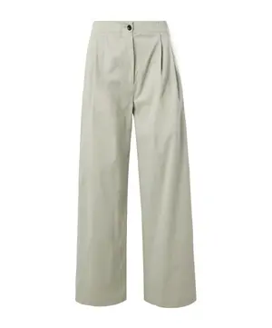 Proenza Schouler Romina Pleated Wide-leg Casual Pants - Sage Green