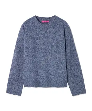 THE ELDER STATESMAN Zuma Cashmere Sweater - Blue