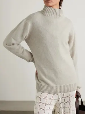 THE ELDER STATESMAN Cashmere Turtleneck Sweater