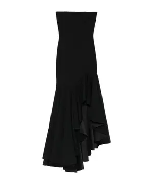 Solace Off-shoulder Ruffled Hem Dress