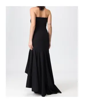 Solace Off-shoulder Ruffled Hem Dress