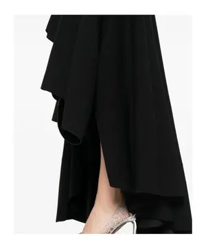 Solace Off-shoulder Ruffled Hem Dress