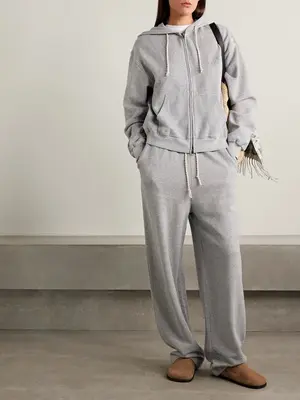 THE ELDER STATESMAN Daily Wide-leg Sweatpants