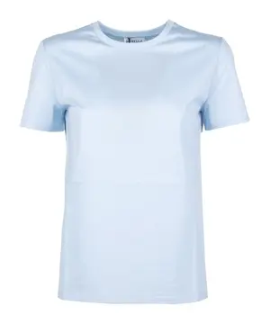 Marella Crew Neck T-shirt With Short Sleeves - Blue