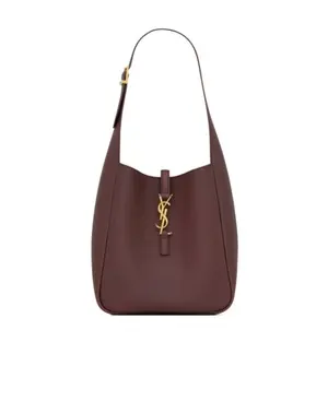 Saint Laurent Le 5 À 7 Soft Small Smooth Leather Shoulder Bag - Red