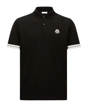 Moncler Short Sleeve Polos For Men