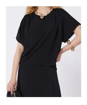 Max Mara Crew Neck Short-sleeved T-shirt