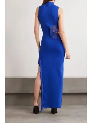 Galvan Beaded Tassel Dress
