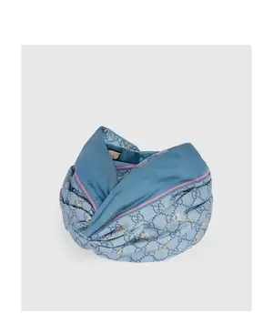 Gucci Gg Horsebit Silk Headband