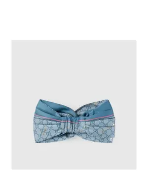 Gucci Gg Horsebit Silk Headband