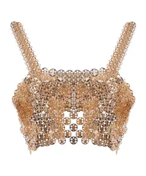 Rabanne Chain-link Crop Top