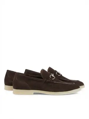 Gucci Loafer With Horsebit - Dark Brown
