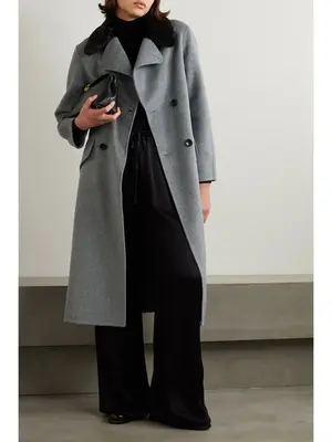 Proenza Schouler Emma Double-breasted Wool Blend Coat