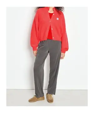 American Vintage Long Sleeve Knit Cardigan - Orange