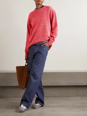 THE ELDER STATESMAN Statesman" Cashmere V-neck Knit
