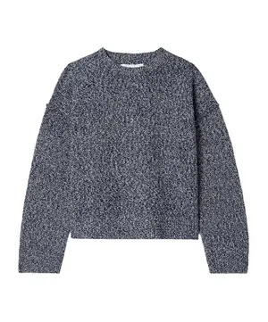 Proenza Schouler Remy Crew Neck Blended Sweater - Gray