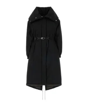 MOORER Eneida Belted Down Jacket - Black