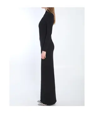Solace Joana Maxi Dress With One-shoulder Asymmetric Sleeves